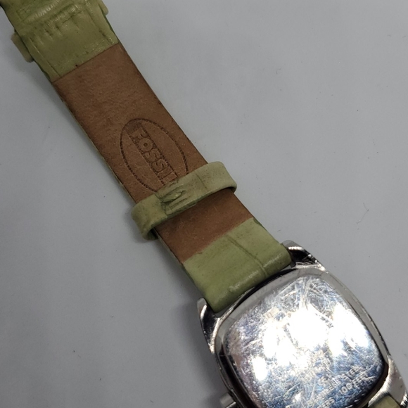 Fossil | Accessories | Fossil Square Face Crystal Detail Watch | Poshmark